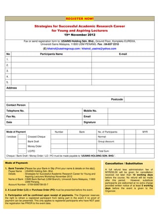 Strategies for Successful Academic Research Career for Young and ...