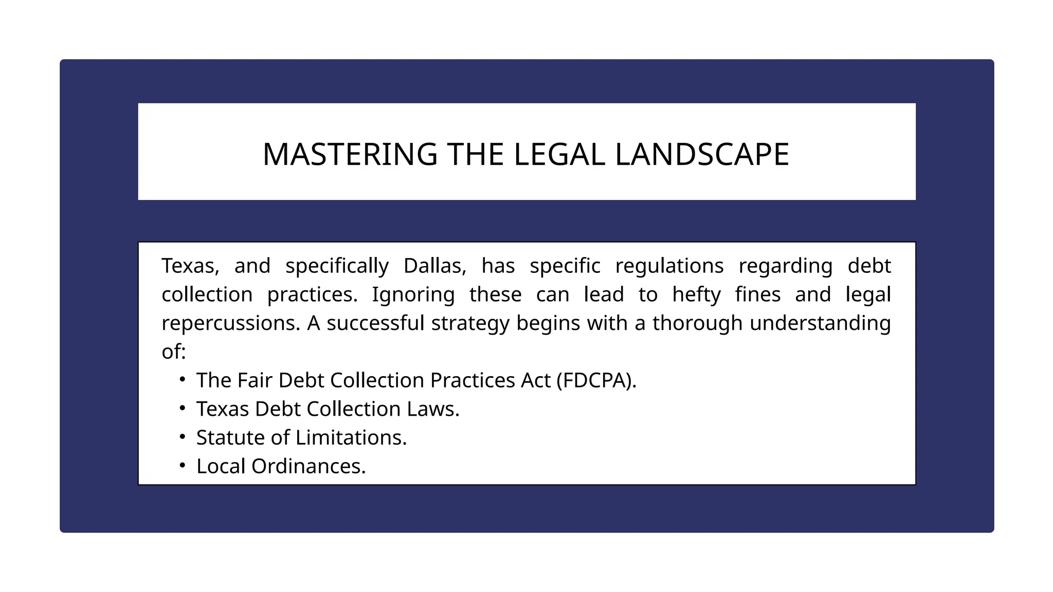 Strategies for Successful Dallas Debt Collections | PPTX