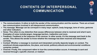 Strategies for successful interpersonal communication | PPTX