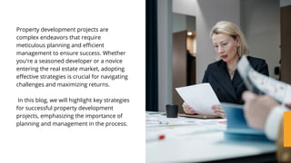 STRATEGIES FOR SUCCESSFUL PROPERTY DEVELOPMENT PROJECTS .pdf