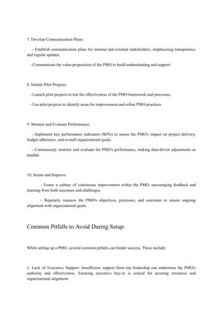 Strategies for Success Uniting PMO Frameworks and Setup Processes for ...