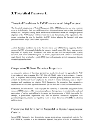 Strategies for Success Uniting PMO Frameworks and Setup Processes for ...