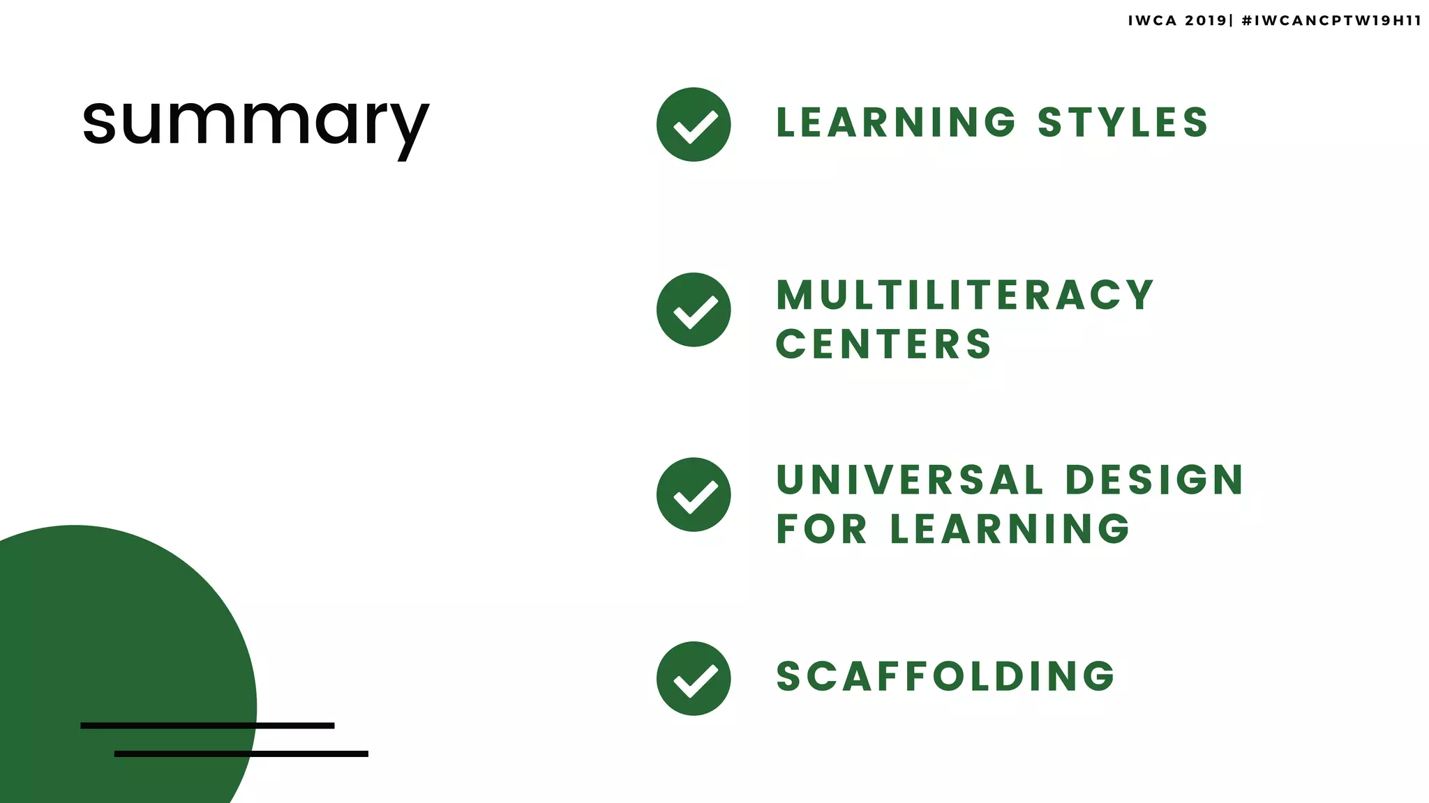 Strategies for supporting visual and kinesthetic learning styles in all ...