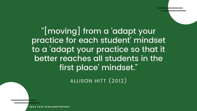 Strategies for supporting visual and kinesthetic learning styles in all ...