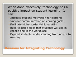 Strategies for Teaching with Technology | PPT