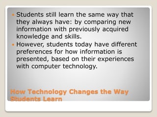 Strategies for teaching with Technology | PPTX