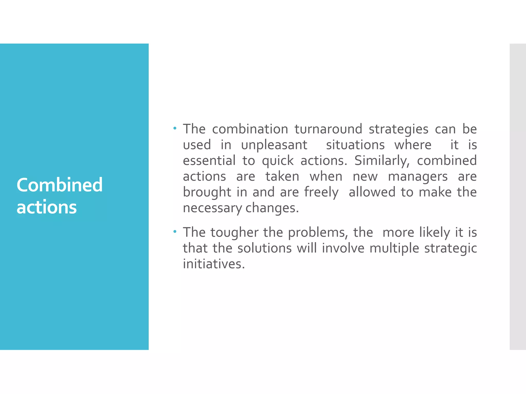 Strategies for weak & crisis ridden businesses | PPTX