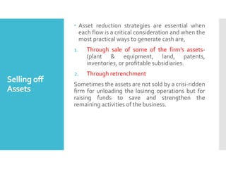 Strategies for weak & crisis ridden businesses | PPTX