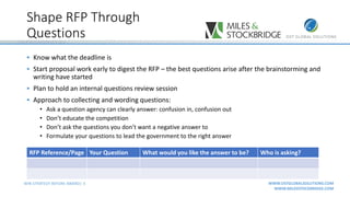 Strategies for Winning Proposals After RFP Release and Proposal ...