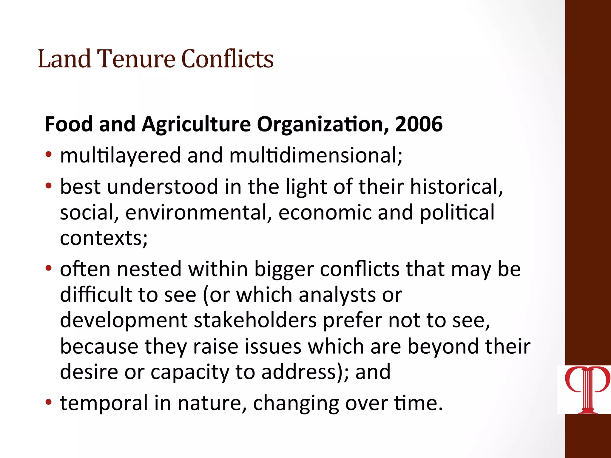 Strategies in Dispute Resolution in Land Use Conflict | PDF