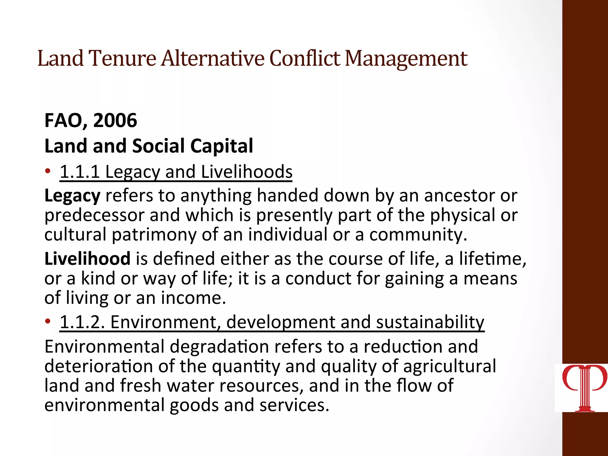 Strategies in Dispute Resolution in Land Use Conflict | PDF