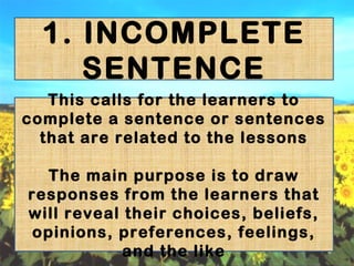 Strategies in integration of values | PPT