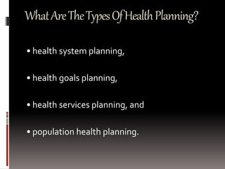 Strategies in planning | PPTX