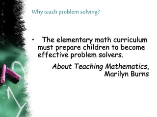 Strategies in Teaching Mathematics -Principles of Teaching 2 (KMB) | PPTX
