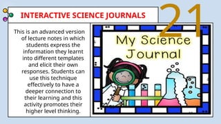 TEACHING STRATEGIES FOR SCIENCE IN THE 21ST CENTURY TEACHING IN ...