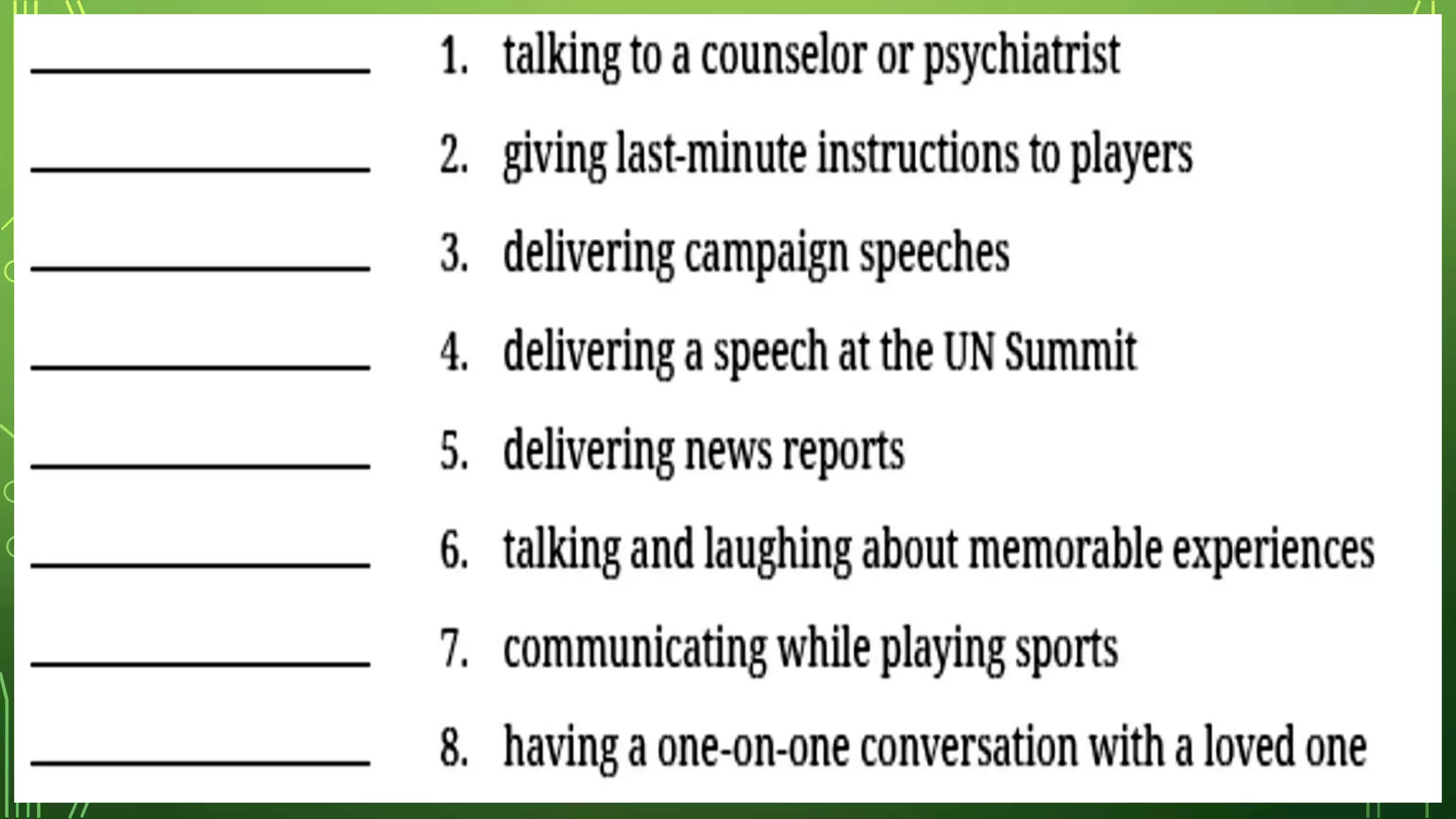 Strategies in various speech situation( speech context&speechstyle) | PPTX