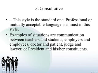 Strategies in various speech situations unit 2 | PPTX | Family and ...