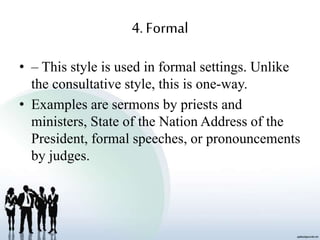 Strategies in various speech situations unit 2 | PPTX | Family and ...