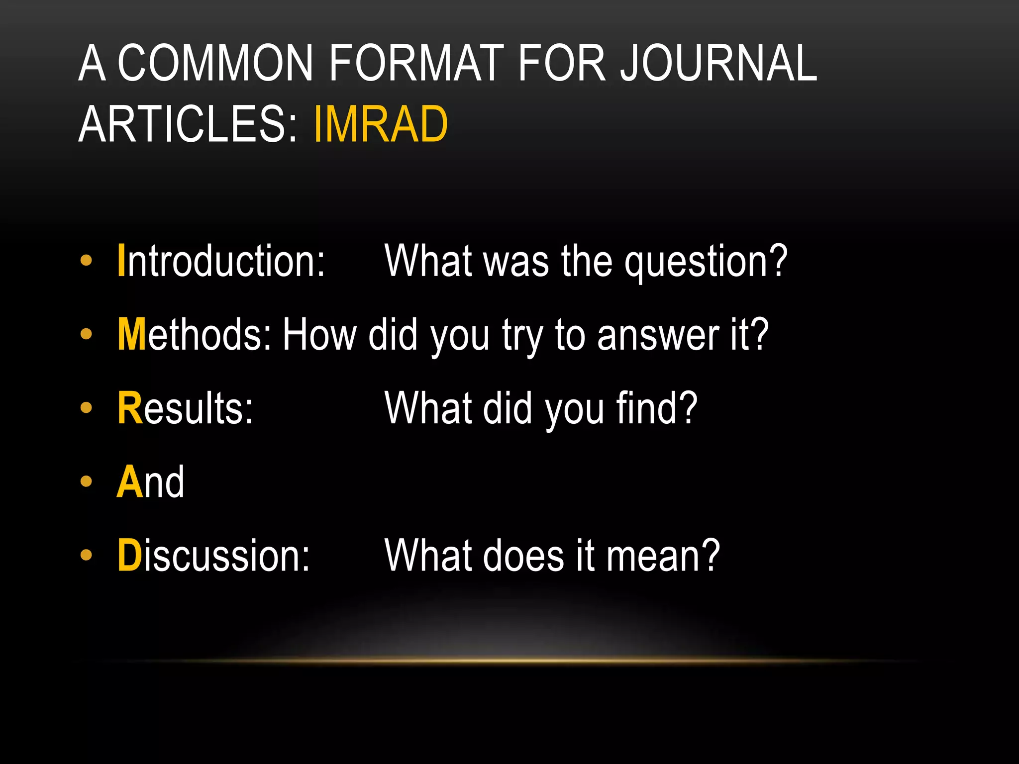 Strategies in writing JOURNAL ARTICLE.ppt