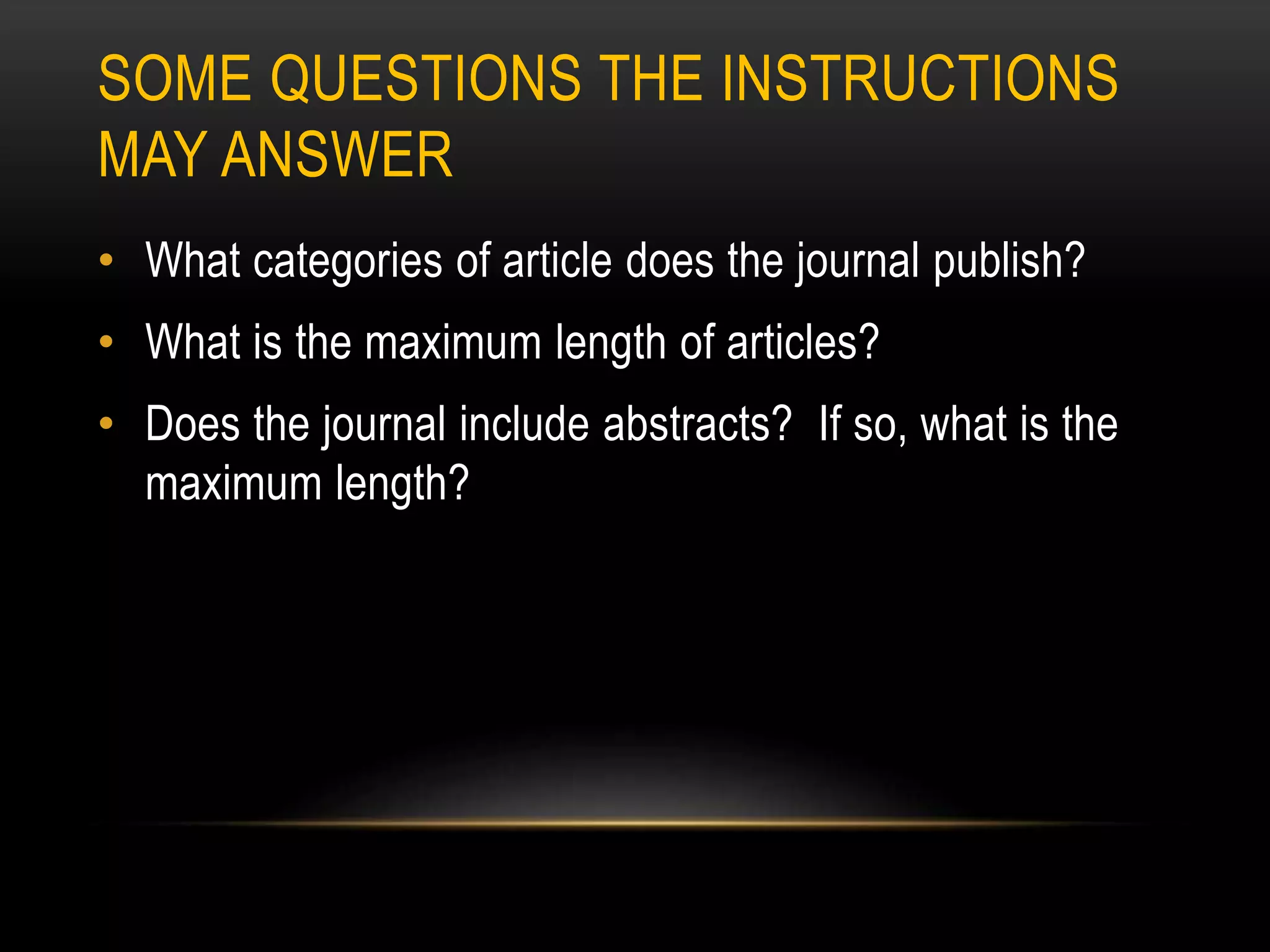Strategies in writing JOURNAL ARTICLE.ppt