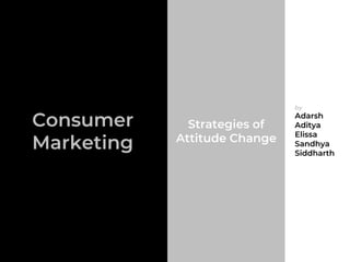 Strategies of Attitude Change for a Pizza Restaurant. | PDF