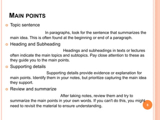 Strategies of Notes Making .pptx