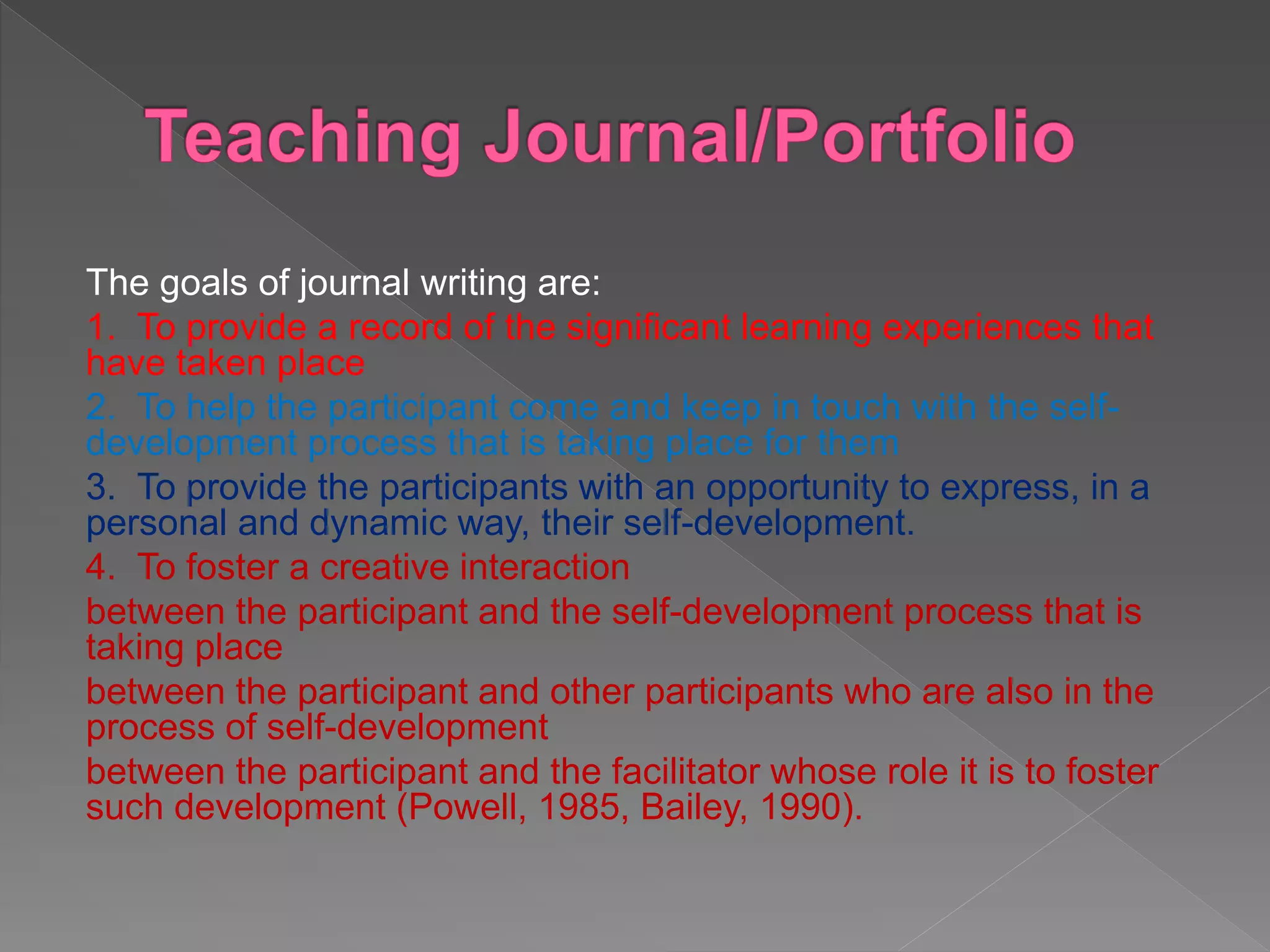 Strategies of reflective teaching | PPTX
