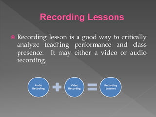 Strategies of reflective teaching | PPTX