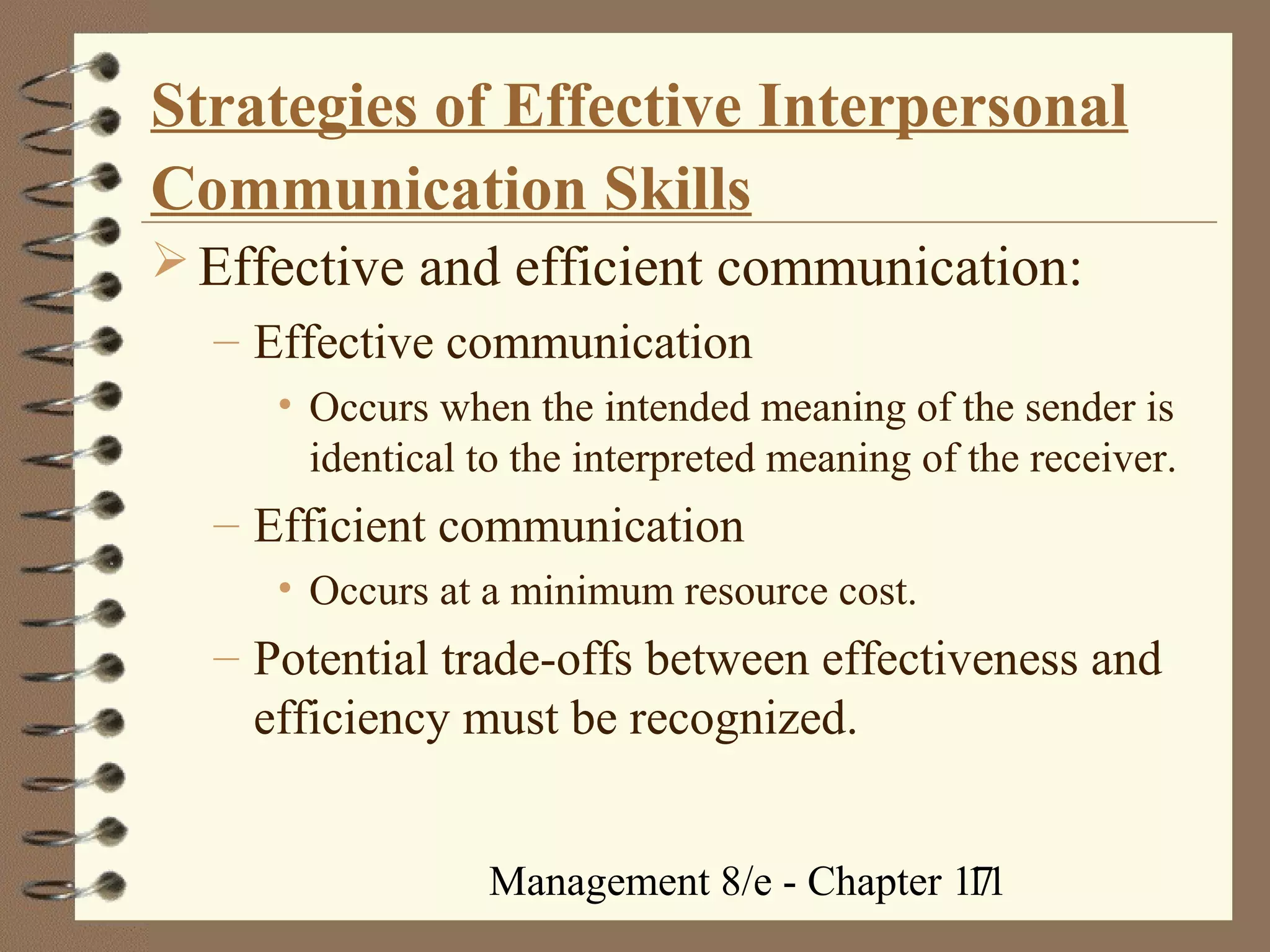 Strategies of successful interpersonal communication | PPT
