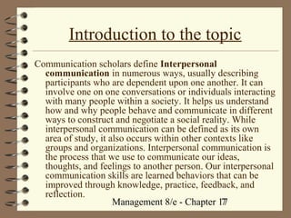 Strategies of successful interpersonal communication | PPT