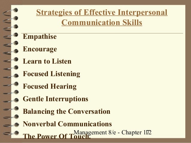Strategies of successful interpersonal communication