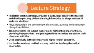 Strategies of Teaching in occupationalth | PPTX