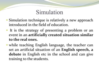 Strategies of teaching englishppt | PPTX