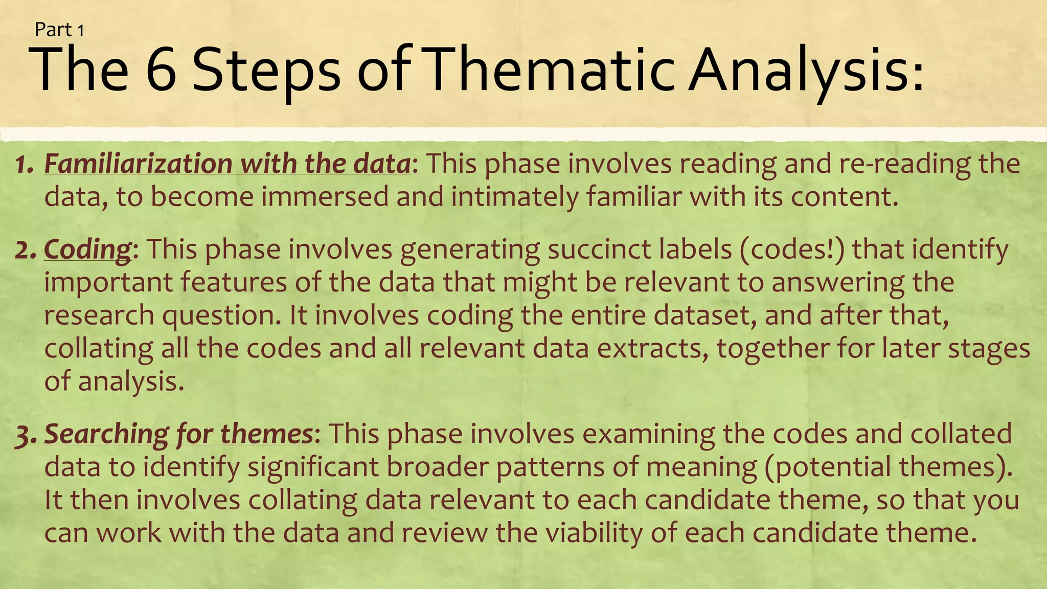 Strategies on How to Infer & Explain Patterns and Themes from Data | PPTX