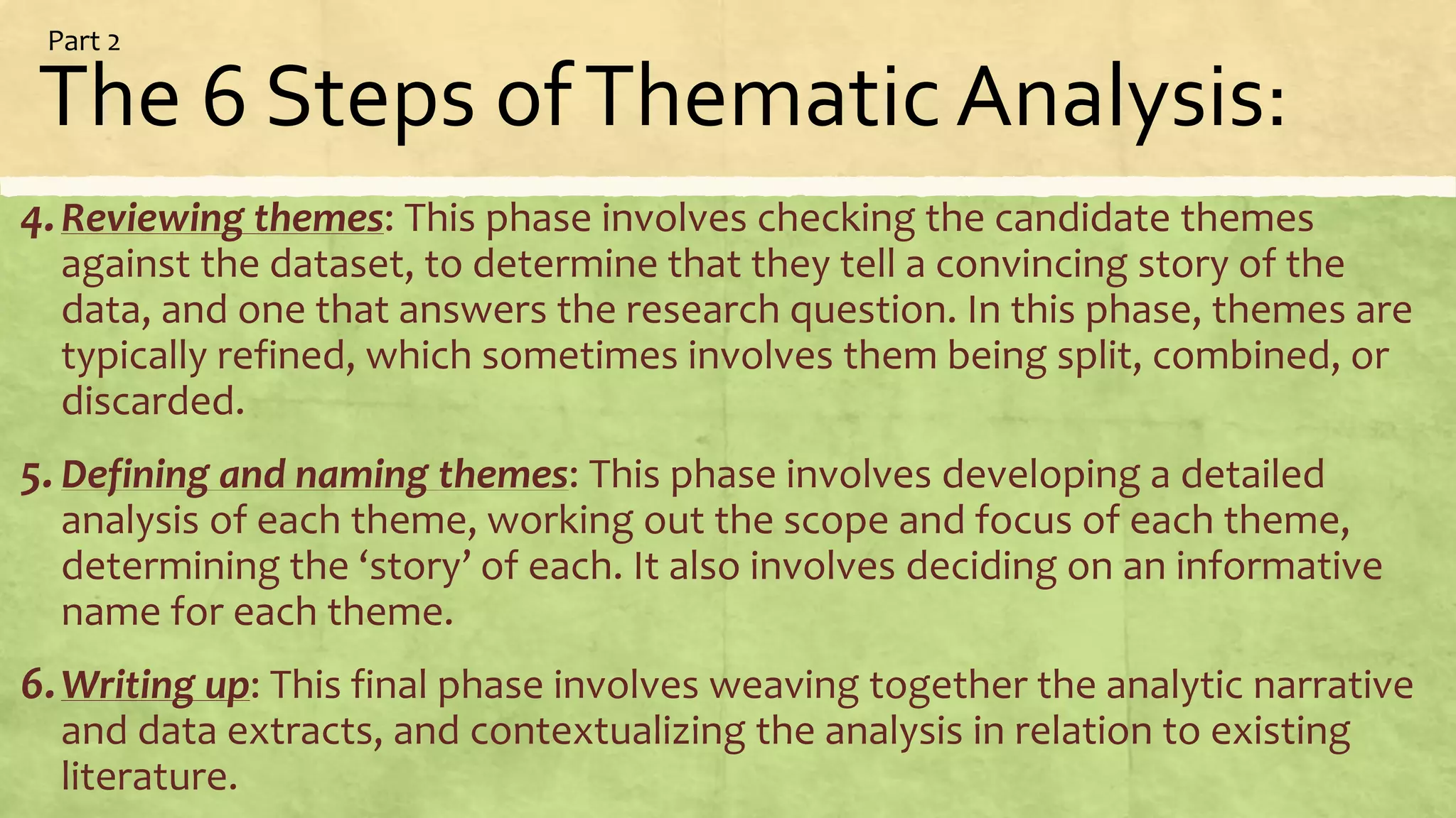 Strategies on How to Infer & Explain Patterns and Themes from Data | PPTX