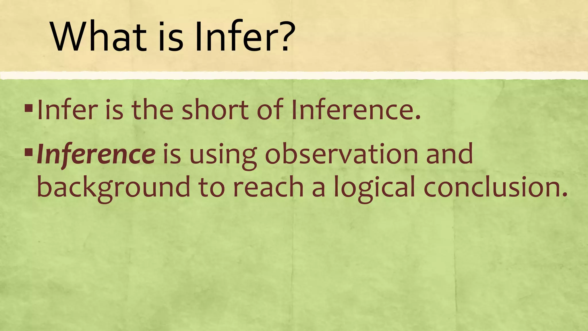 Strategies on How to Infer & Explain Patterns and Themes from Data | PPTX