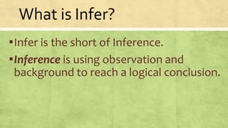 Strategies on How to Infer & Explain Patterns and Themes from Data | PPTX