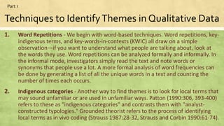 Strategies on How to Infer & Explain Patterns and Themes from Data | PPTX