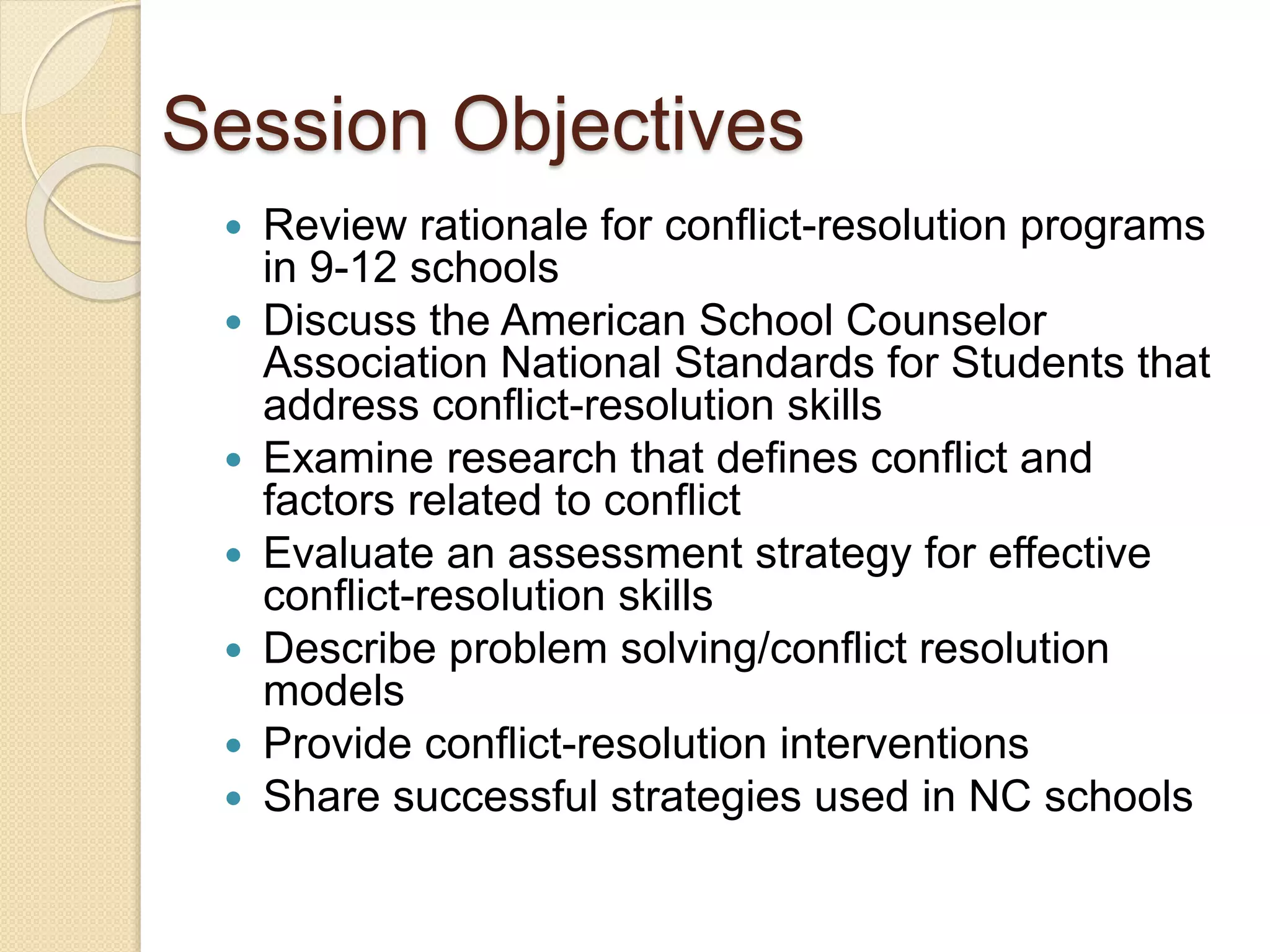 Strategies for Helping Teenages with Conflict | PPTX