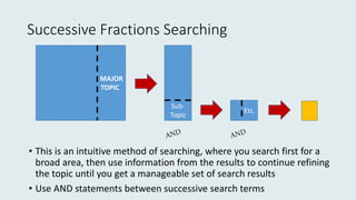 Strategies successive fractions | PPTX