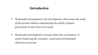 Strategies to achieve Sustainable Development | PPTX