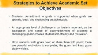 Strategies to achieve_academic_set_objectives | PPTX