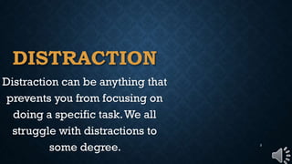 Strategies To Avoid Distractions While Studying | PPTX