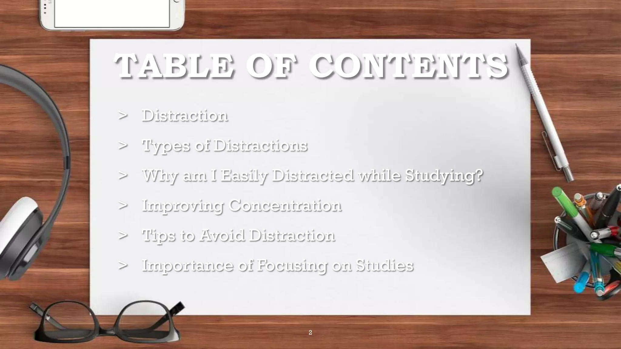 Strategies To Avoid Distractions While Studying | PPTX