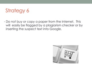 Strategies to Avoid Plagiarism | PPTX