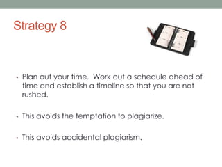 Strategies to Avoid Plagiarism | PPTX