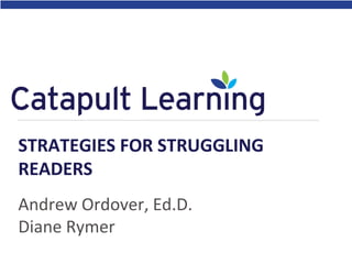 Strategies to Build Comprehension for Struggling Readers | PDF