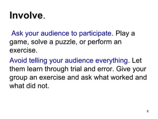 Strategies to capture the interests of your Audience | PPT