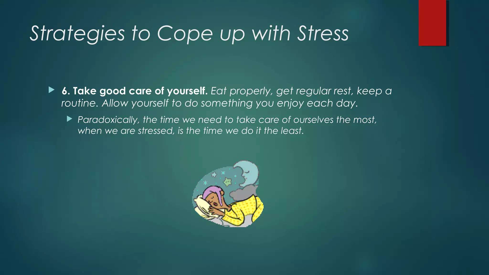 Strategies to cope up with stress | PPT