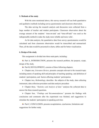 STRATEGIES TO ENCOURAGE STUDENTS TO PARTICIPATE IN ENGLISH SPEAKING ...